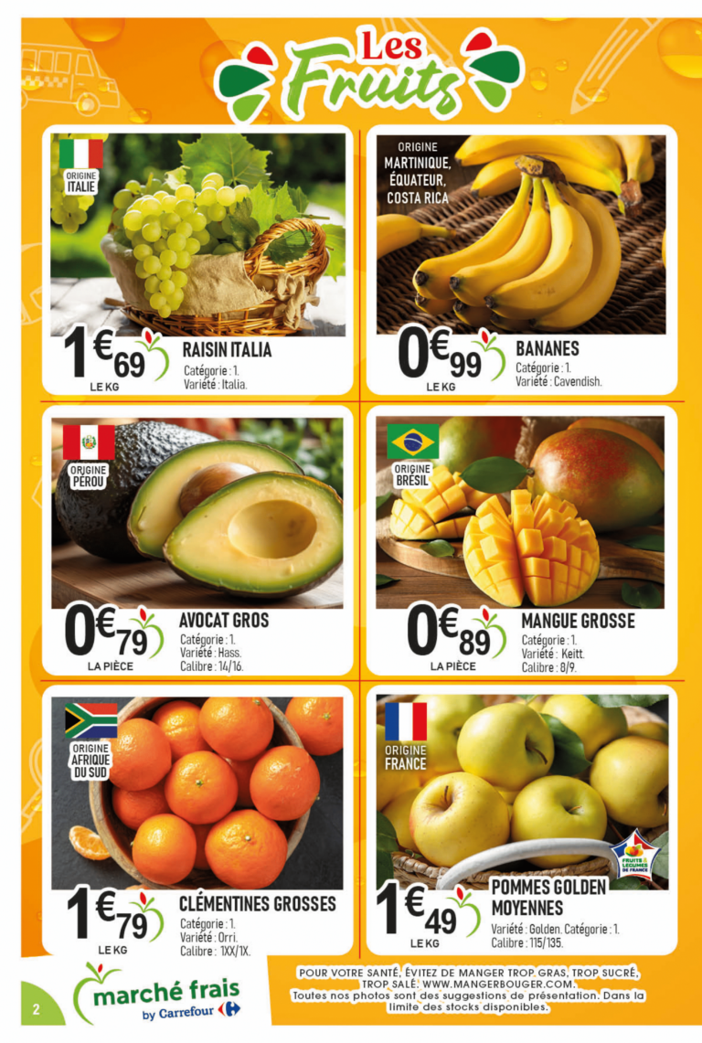 Marché Frais - Supermarché produits frais - Magasin Fruit & Légume